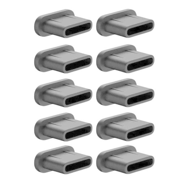 USB Type-C ポート保護カバー 10個セット 防塵 防水 シリコン製 スマートフォン タブレット ノートPC用 コネクタキャップ (保護カバー/黒)商品コード：49073363656型番：SEUS825サイズ：保護カバー/黒USB ...