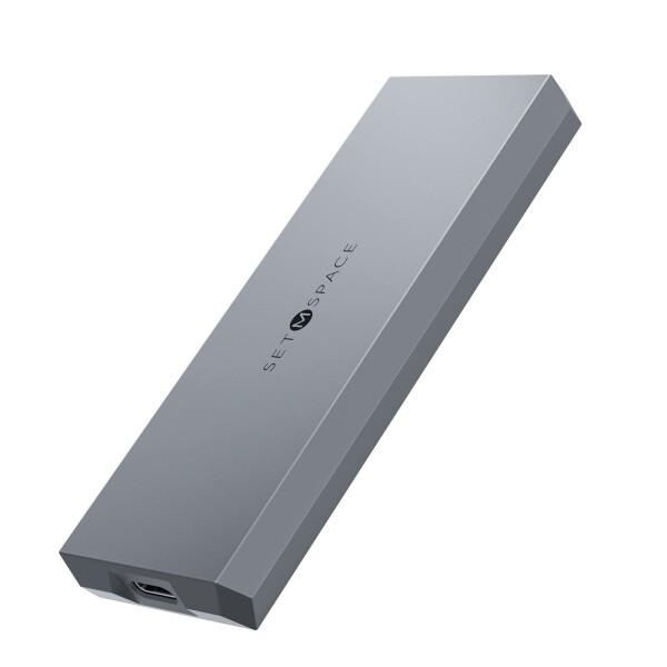 SETMSPACE m.2 ssd 外付けケース 20Gbps 高速転送nvme ケース 2230/2242/2260/2280 M key/M+B key対応 4TB ケーブル長さ30cm商品コード：49073366770型番：20Gbp...