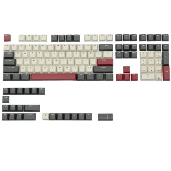 Happy Balls キーキャップ PBT Cherry プロファイル ダブルショット MX キーキャップ 英語配列 互換性があります ANSIレイアウト 61/68/75/81/84/87/98/104/108 MXスイッチ メカニカル...