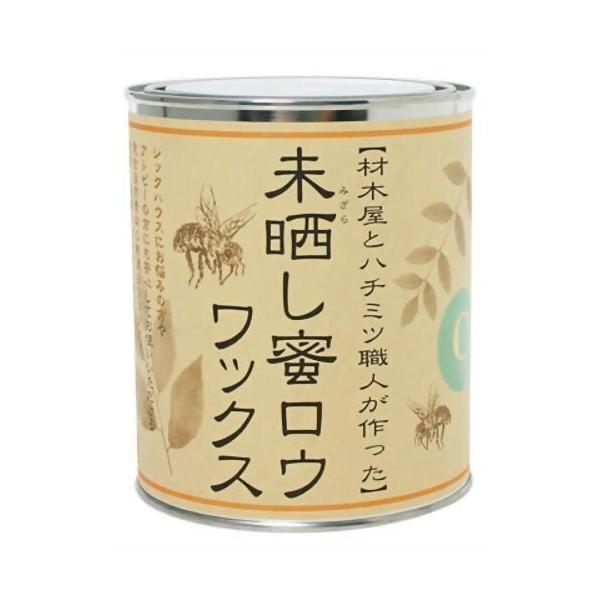 シックハウス対策に天然成分100％ワックス『未晒し蜜ロウワックス』/Cタイプ　1L商品コード：49073455491型番：mizarashimitu01000cカラー：透明Cタイプ:マーガリンの様なクリーム状【代引不可】室内専用(土足厳禁)...
