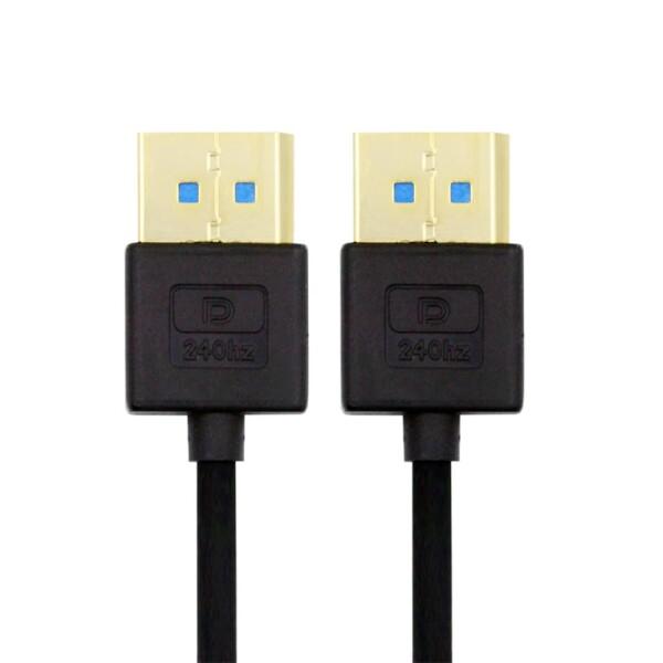 xiwai Ultrafine DisplayPort 1.4ケーブル 8K 4K 3.2フィート/100cm、DP to DP 双方向 (UHD、8K@60Hz、4K@144Hz) ウルトラHD 32.4Gbps 延長コード グラフィック...