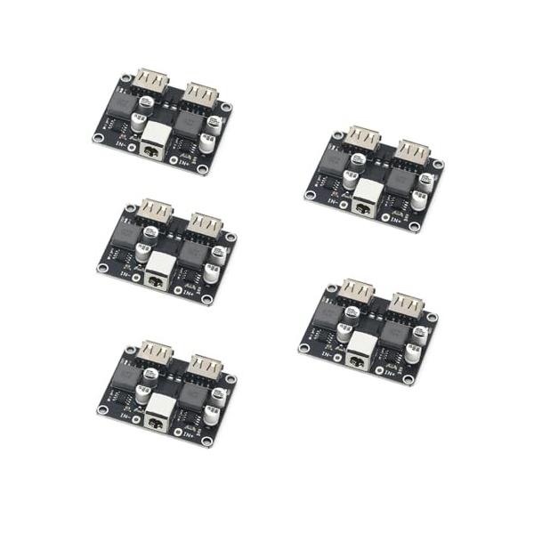 5pcs USB QC3.0 QC2.0 DC-DC Buck Converter Charging Module 6-32V 9V 12V 24V to Fast Quick Charger Circuit Board 3V 5V 12V...