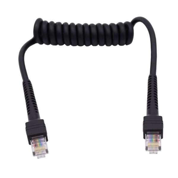 chenyang RJ45 ストレッチコイルケーブル Cat6 8P8C UTP LAN イーサネットネットワークパッチ延長ケーブル 3.28フィート/1.0M商品コード：49073946786型番：CY-UT-019-1-0Mカラー：ブラ...
