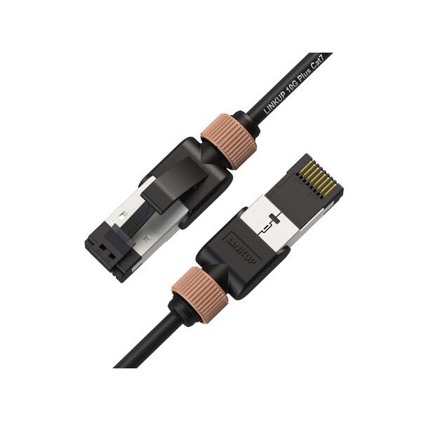 LINKUP (Versiv認証) LAN ケーブル Cat7-0.6M (6本セット) 10ギガビット RJ45 コネクタ S/FTP 二重 シールド | イーサネット PS4 ルーター モデム インターネット | カテゴリー7 ネットワ...