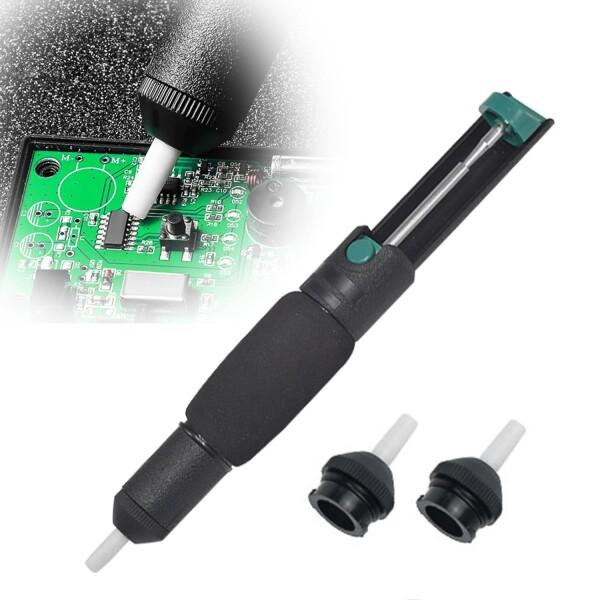 EsiFare はんだ吸い取り器 ハンダ 吸い取り 錫吸い取り器 真空はんだ除去ポンプ DIY作業工具 修理ツール 出張修理 便利 交換用ノズル付き商品コード：49074010106型番：EsiFare-xxq【商品仕様】長さ(約):208...