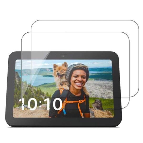 For Echo Show 8 第3世代 (2024年発売) ガラスフィルム エコーショー8 第3世代 2024年発売 用 液晶保護強化ガラスフィルム 日本製素材旭硝子製・高硬度9H ・高透過率・耐衝撃・防塵・飛散防止・指紋防止・画面鮮やか...