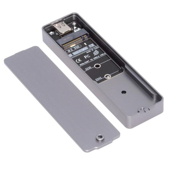 CY エンクロージャ 20Gbps タイプ C USB3.2 USB4 から NVME M キー M.2 NGFF SATA SSD PCBA 2280/2242/2230mm アダプタ RTL9220 チップセット商品コード：490741...