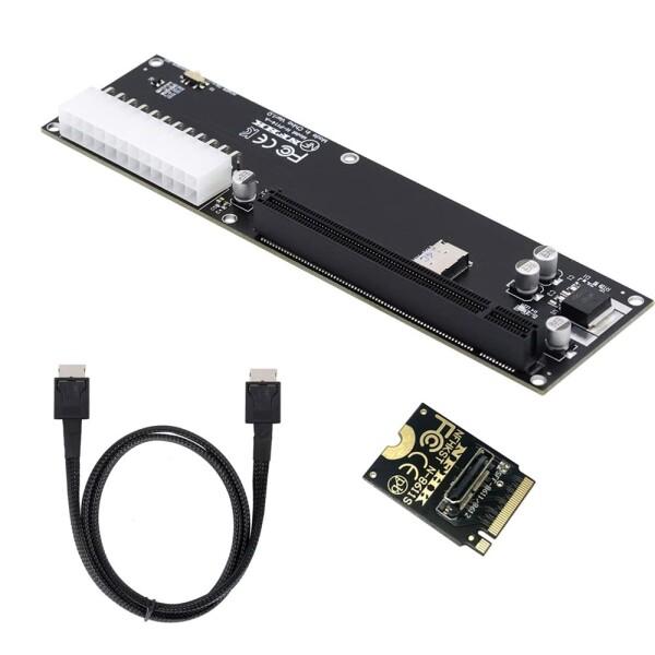 NFHK PCI-E 3.0 M.2 M-key to Oculink SFF-8612 SFF-8611 Host Adapter for GPD WIN Max2 External Graphics Card &amp; SSD商品コー...