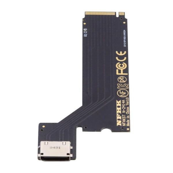 NFHK PCI-E 4.0 M.2 M-Key to Oculink SFF-8612 SFF-8611 ホストアダプター 2024 ThinkBook 14+ AMD8845 外部グラフィックスカード&amp;SSD用商品コード：490...