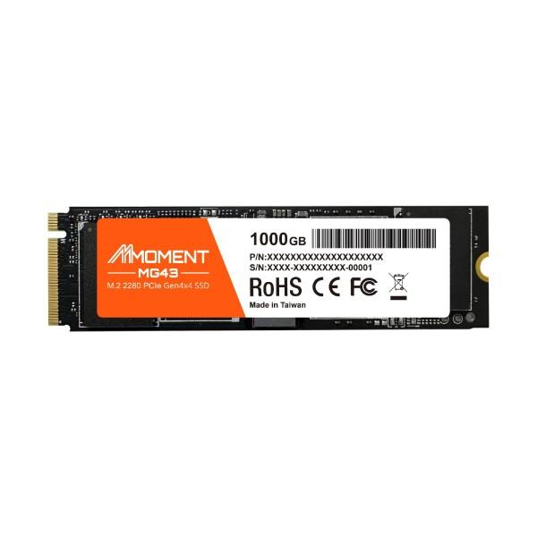 MMOMENT MG43 1000GB M.2 2280 PCIe Gen4x4 NVMe1.4 内蔵SSD (最大読込5000MB/s)商品コード：49074295391型番：XE400サイズ：1 TBカラー：PCIe4.0容量:1000...