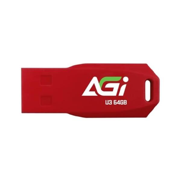AGI USBメモリ 64GB USB3.2 USB Type-A 最大読み取り速度 120MB/s レッド 外付けメモリ 携帯便利 UP138商品コード：49074295941型番：AGI064GBRUP138サイズ：64GBカラー：レッ...