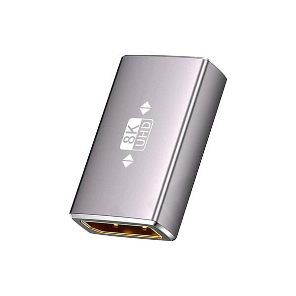 Duttek Displayport 中継アダプター Displayport メスからメス中継 アダプタ DP1.4 ディスプレイポートアダプタ8K@60HZ UHDのビデオ ディスプレイポー 延長端子コネクタ ， DPポートのラップトップ...