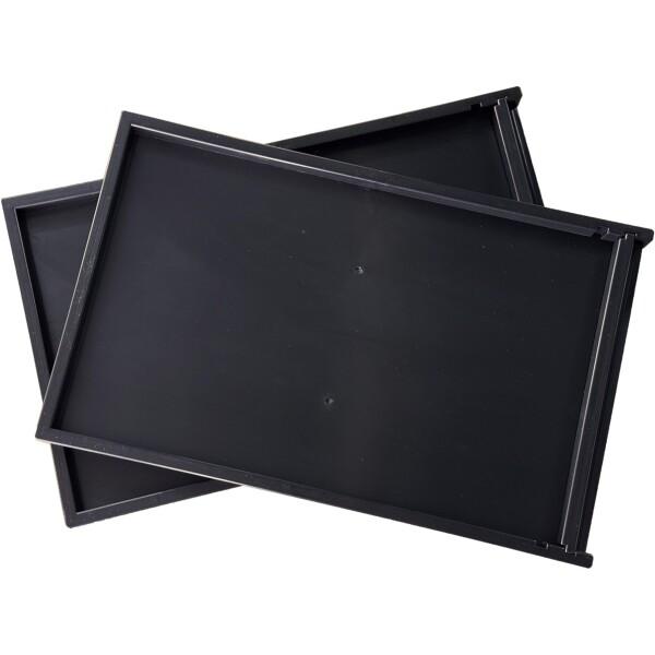 MJ-REVO 33ミリ牌専用 全自動麻雀卓用牌トレー 2枚セット商品コード：49074507461型番：a00330401894カラー：ブラック33ミリ牌専用設計です。意外と困る、大切な牌の保管に便利な2枚セット。全自動麻雀卓にぴったりで...