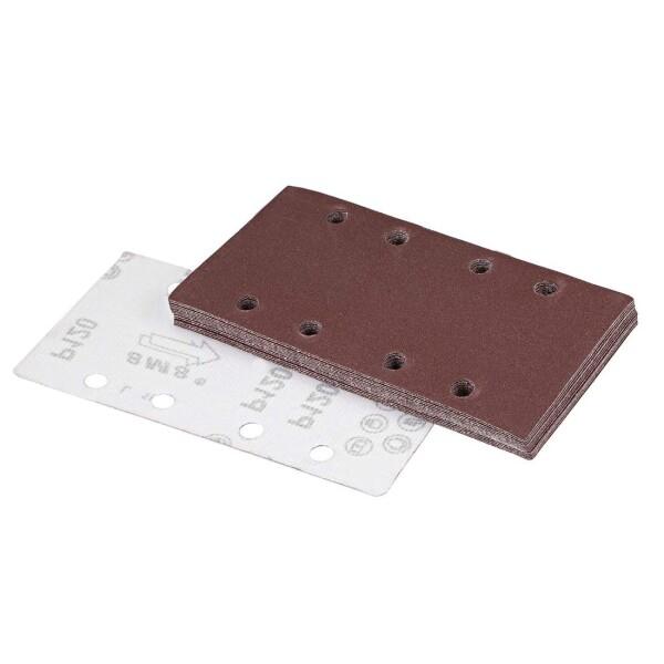 Boxonly フックとループサンディングシートサンダーサンドペーパー 8穴 120グリット 15個 1/3サンダー用商品コード：49074548713型番：GK4001?03サイズ：120Gritsカラー：ブラウン合計サイズは7.3 x ...
