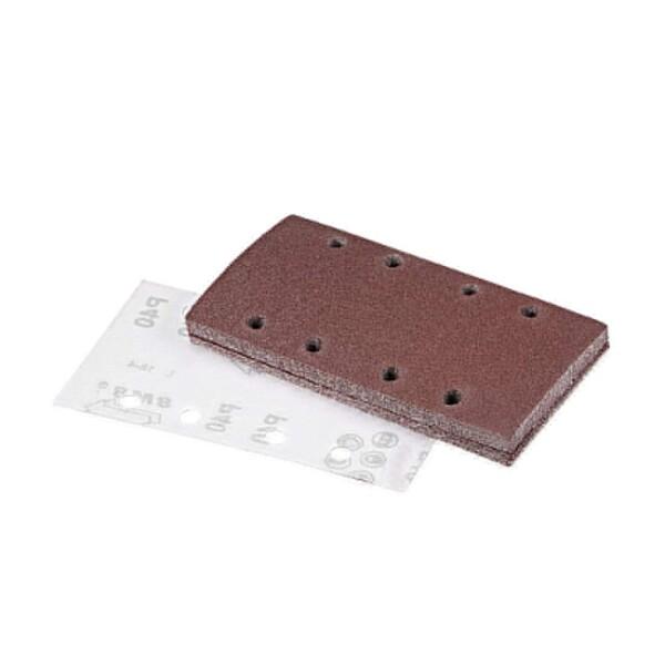 BOXONLY フックアンドループ サンディングシート サンダー サンドペーパー 8穴 40グリット 15個 1/3サンダー用商品コード：49074548718型番：GK4001?12サイズ：40Gritsカラー：ブラウン合計サイズは7.3...