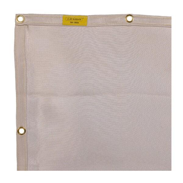 Weldas(R) LAVAshield(R) シリコン ガラス溶接ブランケット、50-1866、600 グラム/m2 のシリカ生地製、耐熱温度 1000[度]、エッジに沿った耐久性の高い真鍮グロメット、1.74 m x 1.74 m。商品...