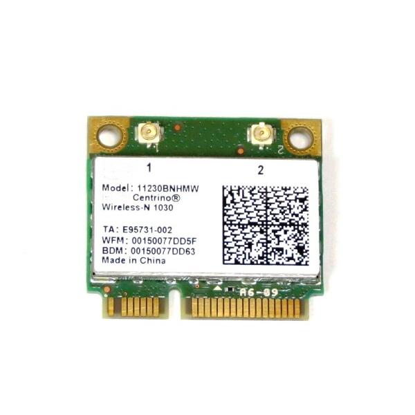 Laptopdiyparts インテル Centrino Wireless-N 1030 Single Band 802.11b/g/n 300Mbps + Bluetooth 3.0 PCIe Mini half カード 11230BNH...