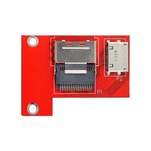 CY PCI-Express 4.0 Mini SAS SFF-8087 - Oculink SFF-8611 SFF-8612 PCBA メスアダプター ブラケット付き商品コード：49074596085型番：SF-041-HXカラー：レッ...