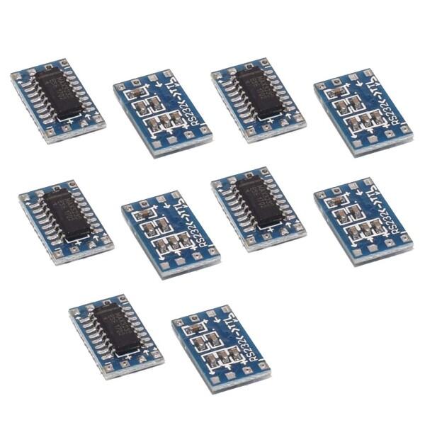 Hailege 10個セット RS232からTTL MAX3232からTTLレベルコンバーターボードシリアルコンバーターボードRS232からTTLシリアル商品コード：49074596235型番：H-A-0290電圧範囲:3V〜5VミニRS2...