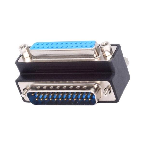 Chenyang RS232 DB25Pin シリアルポート 90 度上向き角度コネクタ パラレル LPT AES/EBU アダプタ商品コード：49074596238型番：CY-DB-008-UPカラー：ブラックDSUB パラレル LPT ...