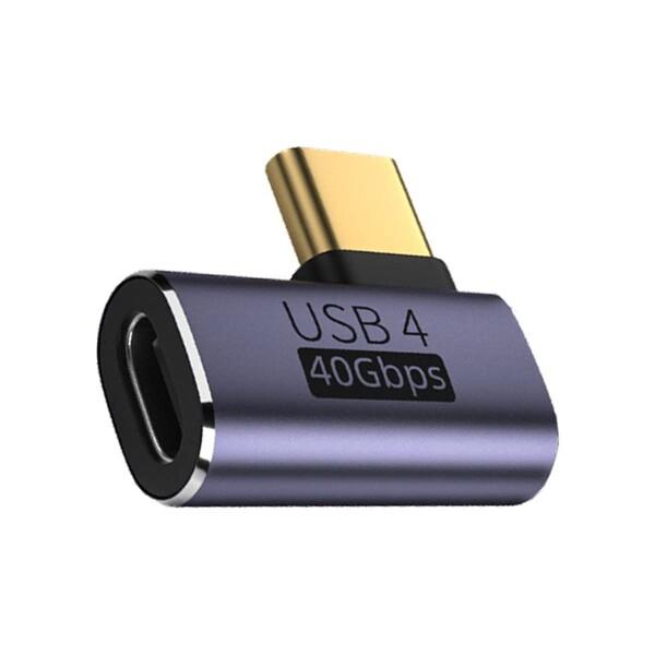 CY 40Gbps USB4 Type C オス-メス 90度 左右角度 100W パワーデータ 8K ビデオアダプター USB4.0用商品コード：49074596909型番：HX-UC-026-RIサイズ：40Gbpsカラー：Black ...