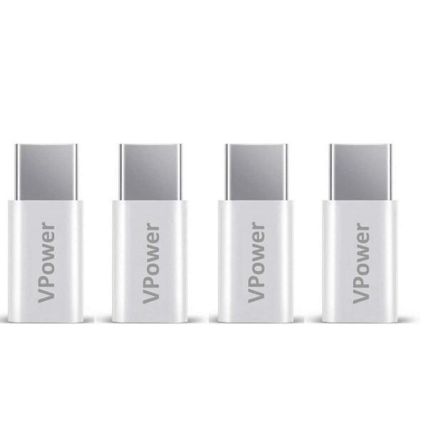 GELESEUSB Type Cアダプタ Micro USB(メス) to Type-Cアダプタ 変換コネクタ 56Kレジスタ使用 Quick Charge対応 USBケーブル 新しいMacBook/LG G5 / HTC 10に対応 裏表...