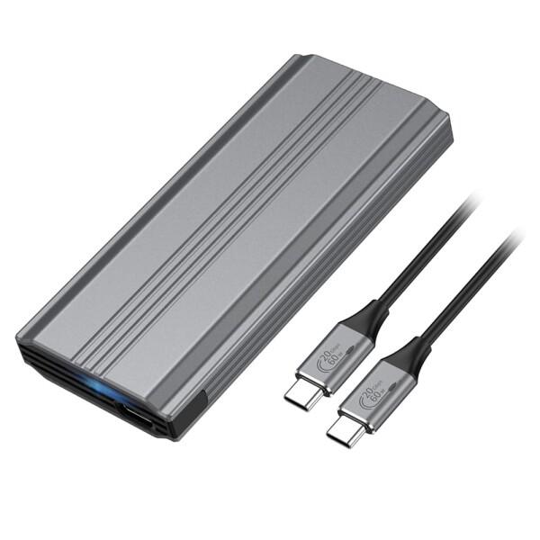 Xiwai 20Gbps USB アダプタ リーダー ケース Type-C USB3.2 USB4 から M-Key M.2 NGFF NVME SATA SSD PCBA エンクロージャ 2280/2242/2260mm RTL9220商...