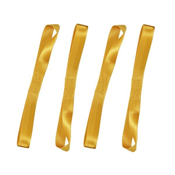 タイダウンストラップ 荷締めベルト 荷物ベルト タイダウンベルト ソフトループ 固定ベルト 多用途 梱包 自転車 バイク 転倒防止 多用途工具 運搬用 4個セット イエロー商品コード：49074741903型番：YAO-404サイズ：長さ3...