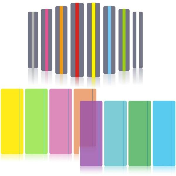 読書ストリップ ブックマーク 読書ガイド ストリップ 読書補助 リーディングトラッカー 読書障害者 しおり 読み込みの集中力がアップ 16枚セット商品コード：49075446271型番：リードブックマークカラー：マルチカラー【サイズ】ガイド...