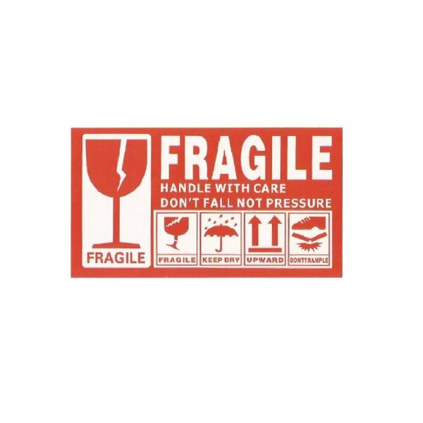 (IPPON)梱包ラベル フラジールステッカー fragile 割れ物注意 天地無用 KEEP DRY 取り扱い注意 シール 荷札 商品発送P06 (A 15*9cm 200枚)商品コード：49075456137型番：Ippon_zk_P0...