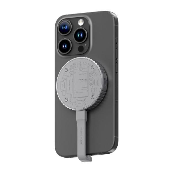 Hagibis M.2 2230 NVMe SSDケース MagSafe対応｜外付けSSDエンクロージャ 10Gbps USB 3.2 Gen2｜iPhone 16/15 Pro Max ProRes動画保存対応｜アルミ合金 放熱設計 （i...