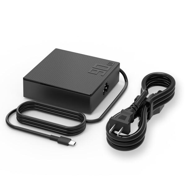 QYD 90W USB C 汎用Type-C ACアダプター 電源アダプター ノートパソコン充電器 軽量 対応レノボLenovo Dell Asus 東芝 富士通 Samsung Google MacBook Aceなど ノートPC用ACア...