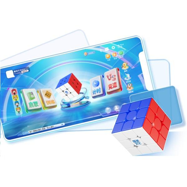 moyu WRM V10 AI ステッカーレススマートキューブ 3x3 WCU CUBE 競技用 磁石内蔵(?光版)商品コード：49075598109型番：MY8299-01コンペティション・グレード・システム - 76個のマグネットと8ポ...