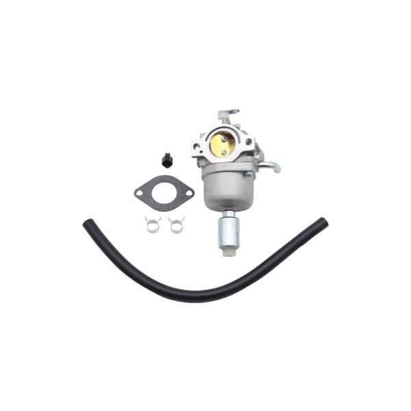 キャブレターで芝刈り機のパフォーマンスを向上 591736 594601 Briggs &amp; Stratton 796587-19.5 HPと互換性あり燃費とパワー強化 キャブレター1個 ガスケット1個 燃料ライン1個商品コード：49...