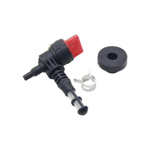 JIUDANI 燃料シャットオフバルブキット ブリッグス&amp;ストラットンエンジンの交換用 - 90度サービスキット ブッシング、フィルター、グロメット付き - 192980GS 208961 25 462 03-S ロータリー 131...