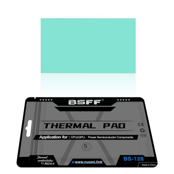 BSFF サーマルパッド シリコーンサーマルパッド ノートパソコンヒートシンク/GPU/CPU/LEDクーラー用 高温耐性 非導電性 (80x40x0.5mm)商品コード：49076257471型番：BS-128サイズ：80x40x0.5m...