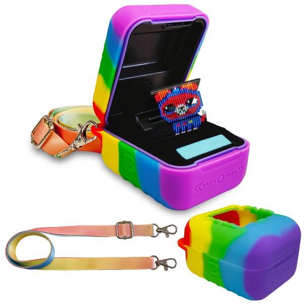 BCWXION シリカゲルスリーブ for タカラトミ-(TAKARA TOMY) とひだせきゆ-びっつデジタルペッ トBitzee Interactive Toy Digital Pet用柔軟性のあるシリコン素材のカバ-ケ-ス、ソフトケ-...