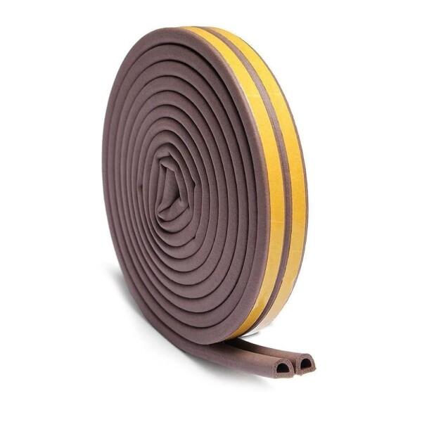 隙間テープ 防音 全長6m すきま風防止テープ ドア隙間テープ ドア シールテープ D型 引き戸 音防止 玄関 気密UP 冷気ブロック 窓 すきま風防止 虫塵すき間侵入防止 （ブラウン）商品コード：49076265292型番：r075【製品...