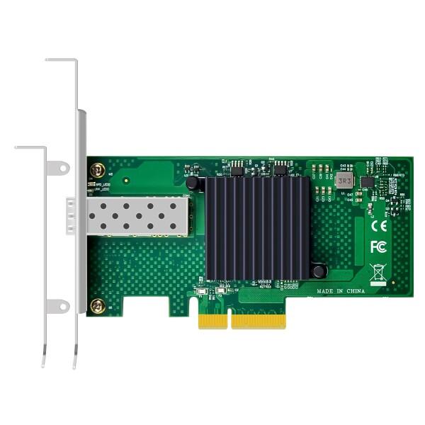 GLOTRENDS ST7315 10Gb SFP+ LAN カード、Intel 82599EN コントローラ、PCIE 2.0 X4 インターフェース、Mac OS非対応商品コード：49076268715型番：ST7315サイズ：1-po...