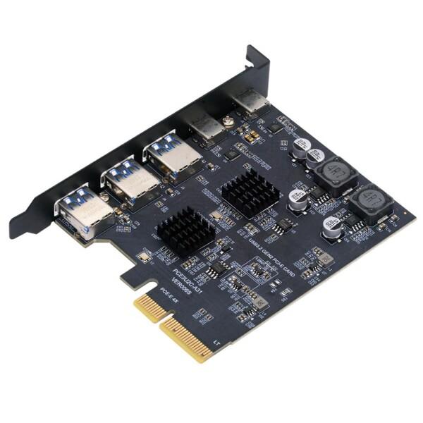NFHK スリータイプA USB3.0バックパネルソケット&amp;デュアルUSB3.1 Type-C USB-C - PCI-E Expressカードアダプター ASM3142 VL822商品コード：49076268917型番：NF-UC...