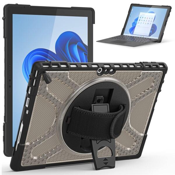 Surface Pro 7/ Pro 6/ Pro 5/Pro 4 ケース 耐衝撃 360°回転スタンド機能 マイクロソフト Surface Pro7/Pro6/Pro5/Pro4 カバー おしゃれ サーフェス プロ 7 保護ケース 調節可...