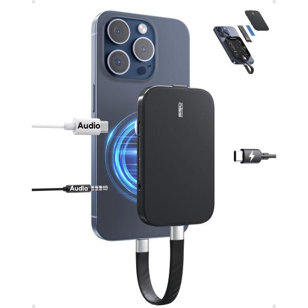 PULWTOP 2 in 1 M.2 2230 SSD ケース 外付け マグネット式 2230/ 2242/ 2260/ 2280 to USB-C エンクロージャ iPhone 17 16 15 Pro Max ProRes用 PD 60...