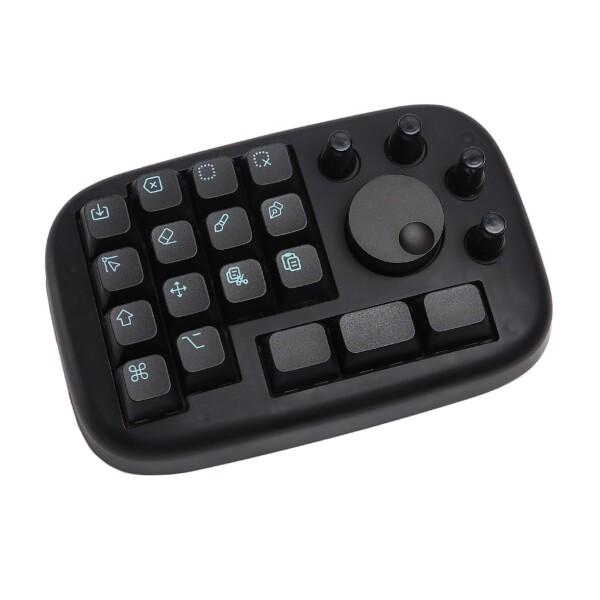CreatorPad 左手デバイス 片手キーボード 片手デバイス iPad対応 クリスタ イラスト 動画編集 画像編集 3D制作 音楽制作 Windows/Mac ショートカットキー Type-C 有線接続 カスタマイズ可能 日本製 (イン...