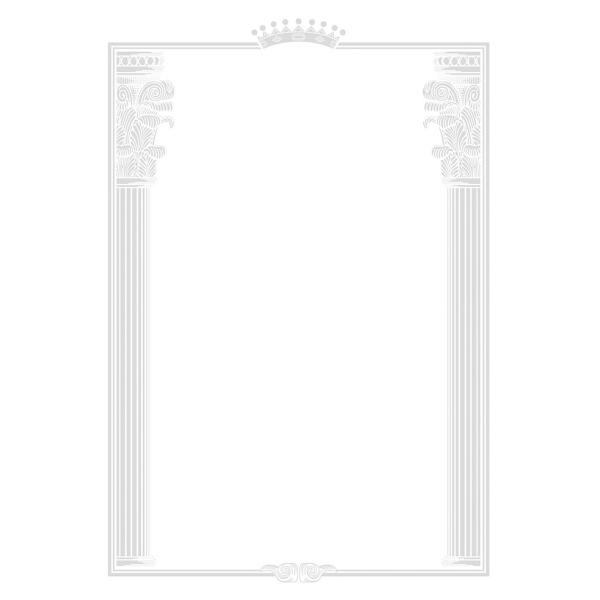 ASTAR 賞状用紙 10枚/25枚/50枚 白紙の賞状用紙、A4 証明書中紙、フレーム付き内側ページ用紙商品コード：49076344733型番：AJZ03-900190サイズ：10枚カラー：シルバーサイズ:295 x 210 mm/11....