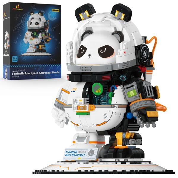 JMBricklayer スペースパンダ宇宙飛行士ビルディングブロックおもちゃ組み立てキット 70005 クールでかわいい動物パンダディスプレイモデル、スペースおもちゃセット、大人、子供、男の子、女の子に最適 8 9 10 11 12 13...