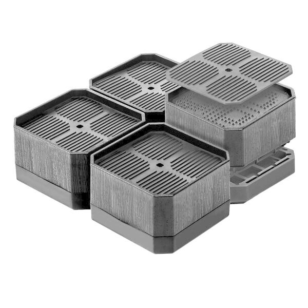 育のさち 継ぎ脚 高さ調整脚 継足 3段階調整可能 延長脚 アジャスター ベッド テーブル ソファ 机 こたつ 高さを上げる足 継足し テーブル脚台 多段階 高さ調節脚 暖房器具 家具 脚台 洗濯機 つぎあし 底上げ 4個セット (耐荷重1...