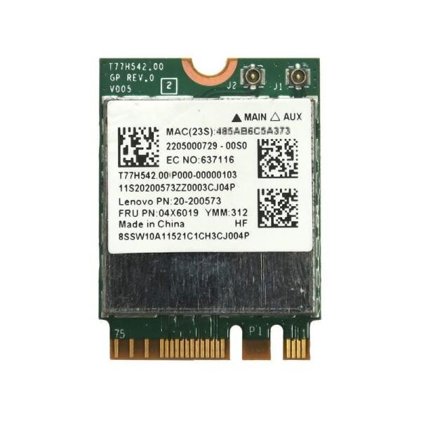 Laptopdiyparts Lenovoに適応 20200573 04X6019 00JT473 BCM943162ZP BCM43162 802.11ac WLAN + Bluetooth 4.0 M.2 カード for Thinkpa...