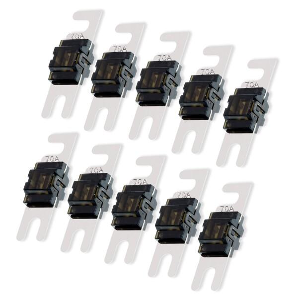 Conext Link AFS70-10 ニッケル 70アンペアAFSヒューズ10個 70 Amp商品コード：49076502367型番：AFS70-10サイズ：70 AmpAFS ミニANLヒューズニッケルメッキチップ10個入り70 AMP