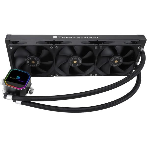 Thermalright Frozen Prism 360 Black cpu液体クーラー、効率的なpwm制御ポンプ3000 rpm、tl-e12 v2シリーズpwmファン×3、水冷コンピューター部品、amd am4 / am5、intel...