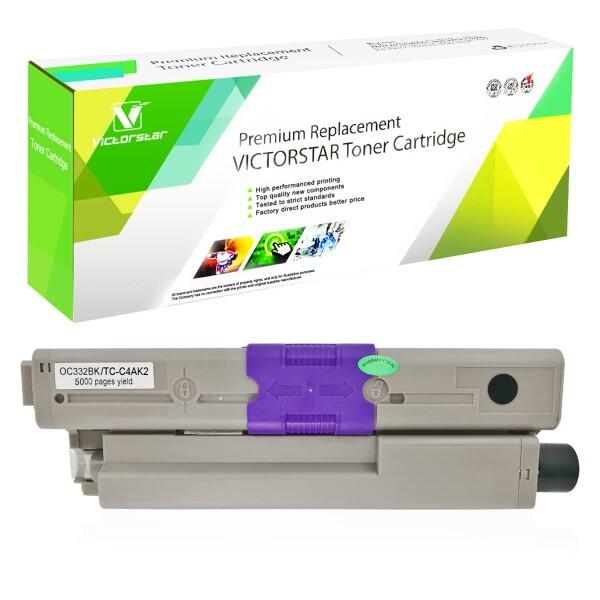 互換トナーカートリッジ TC-C4A TC-C4AK2 沖データOKI ブラック C332 MC363 5000ページ VICTORSTAR 対応機種 OKI Okidata C332 MC363 C332dn MC363dn C332dn...